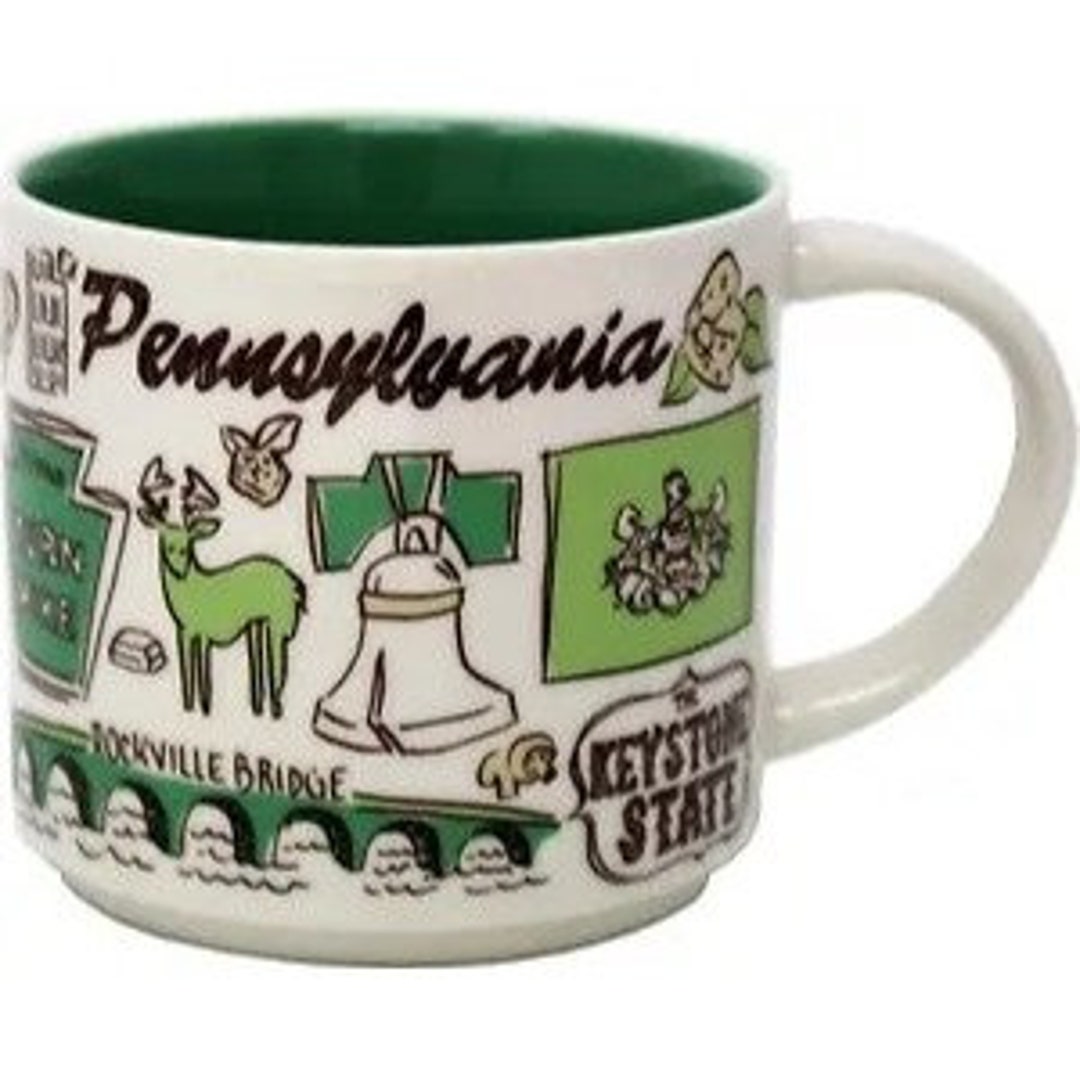 Starbucks Been There Series Pennsylvania Coffee Mug Cup 14oz 2017 Clean ...