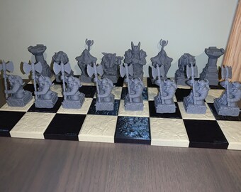 Dwarf Chess Set - Etsy
