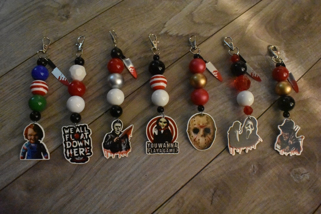Slasher Horror Bubblegum Keychains - Etsy