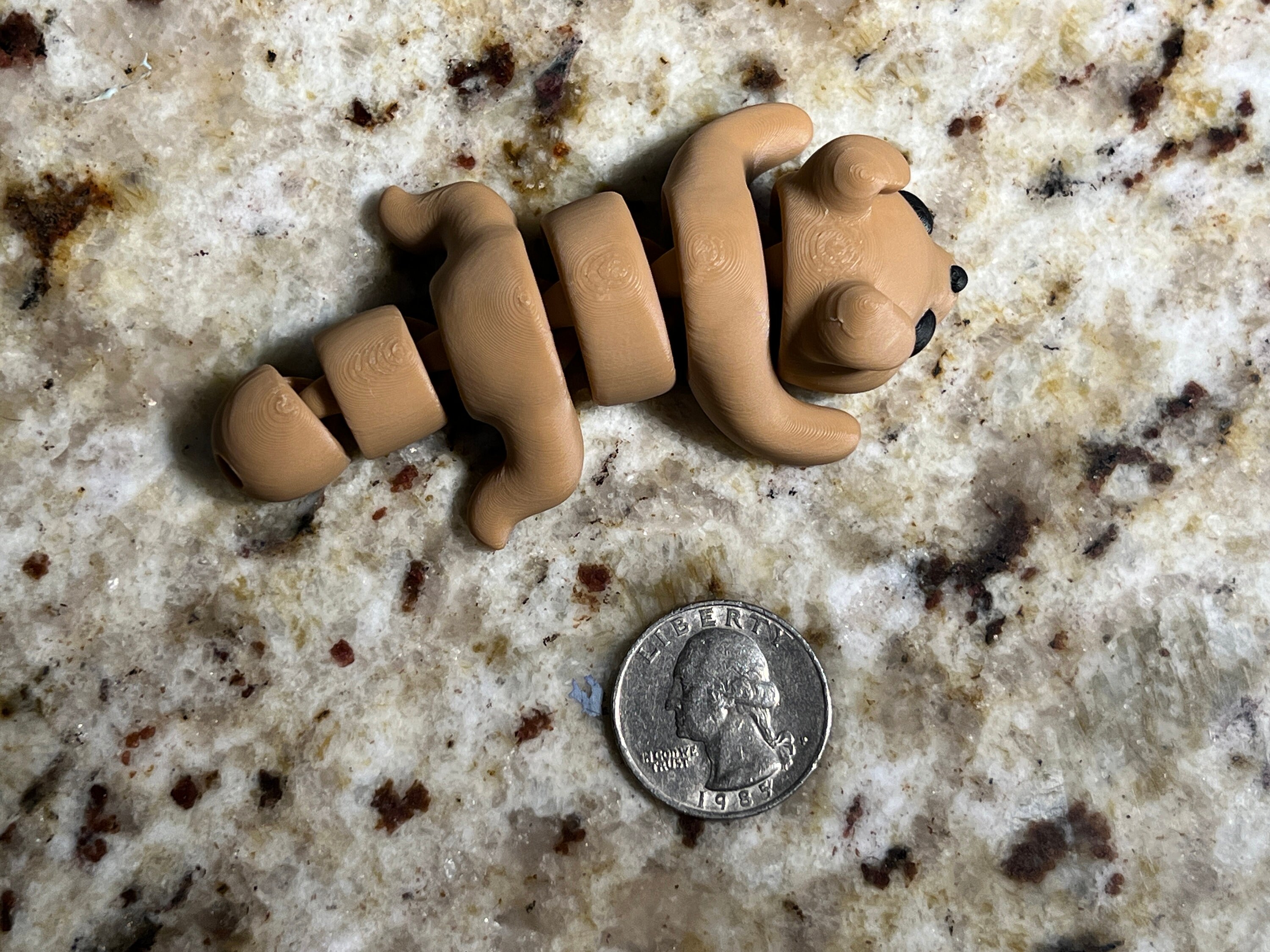 Tiny Baby Puppy Dog: Whimsical 3D Printed Animal Keychain - Etsy