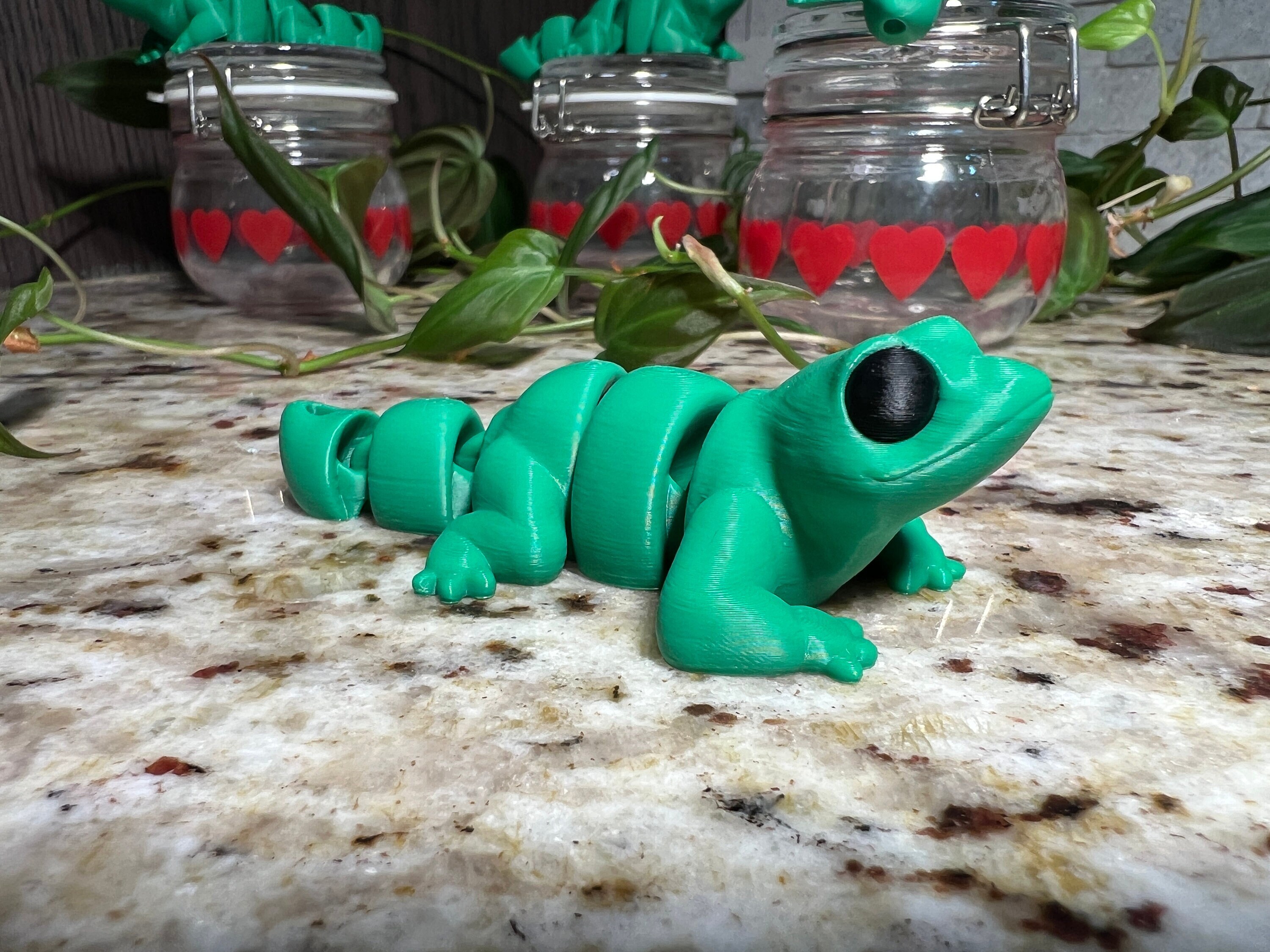Tiny Baby Lizard: Whimsical 3D Printed Animal Keychain - Etsy