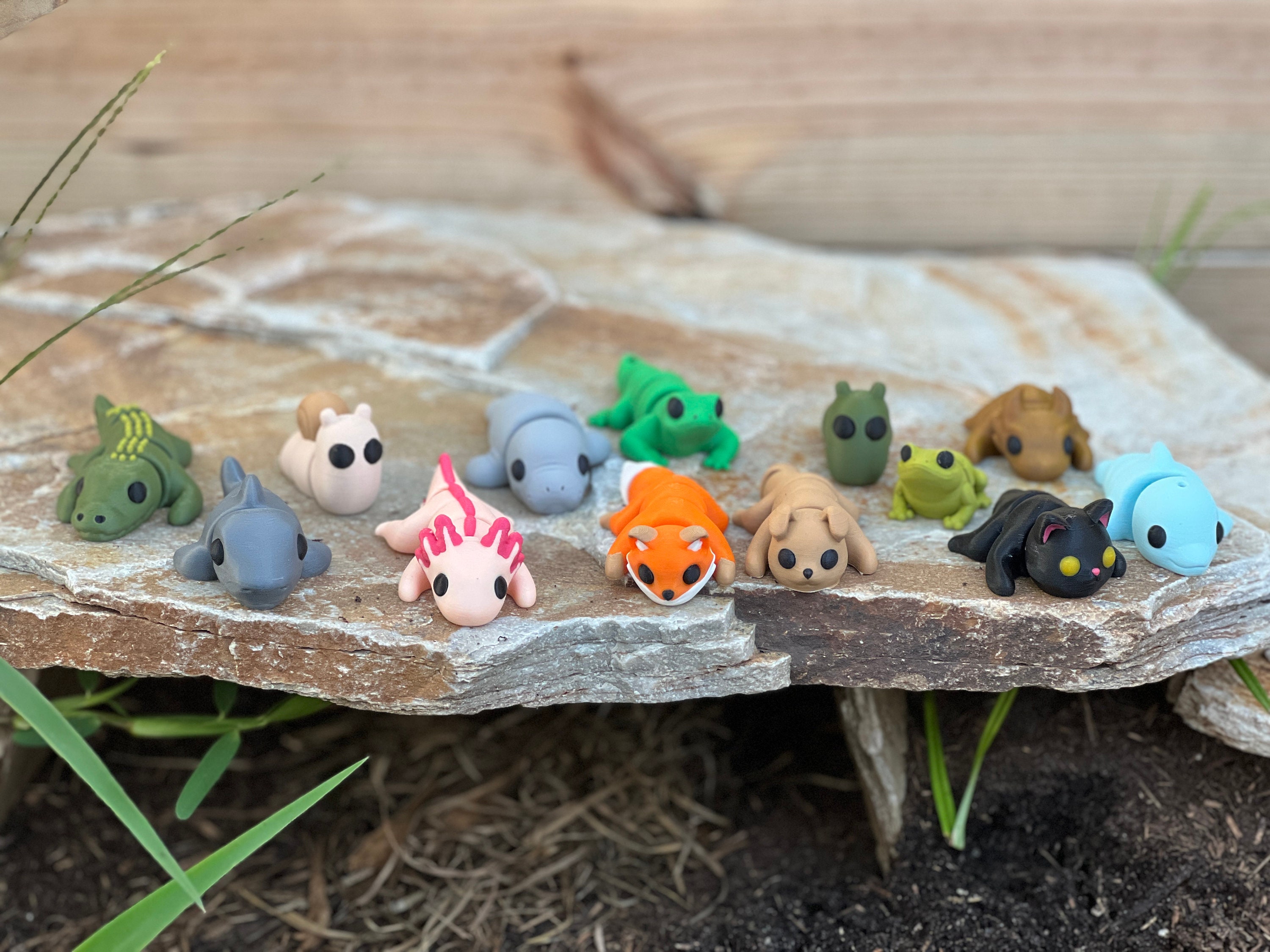 Tiny Baby Puppy Dog: Whimsical 3D Printed Animal Keychain - Etsy