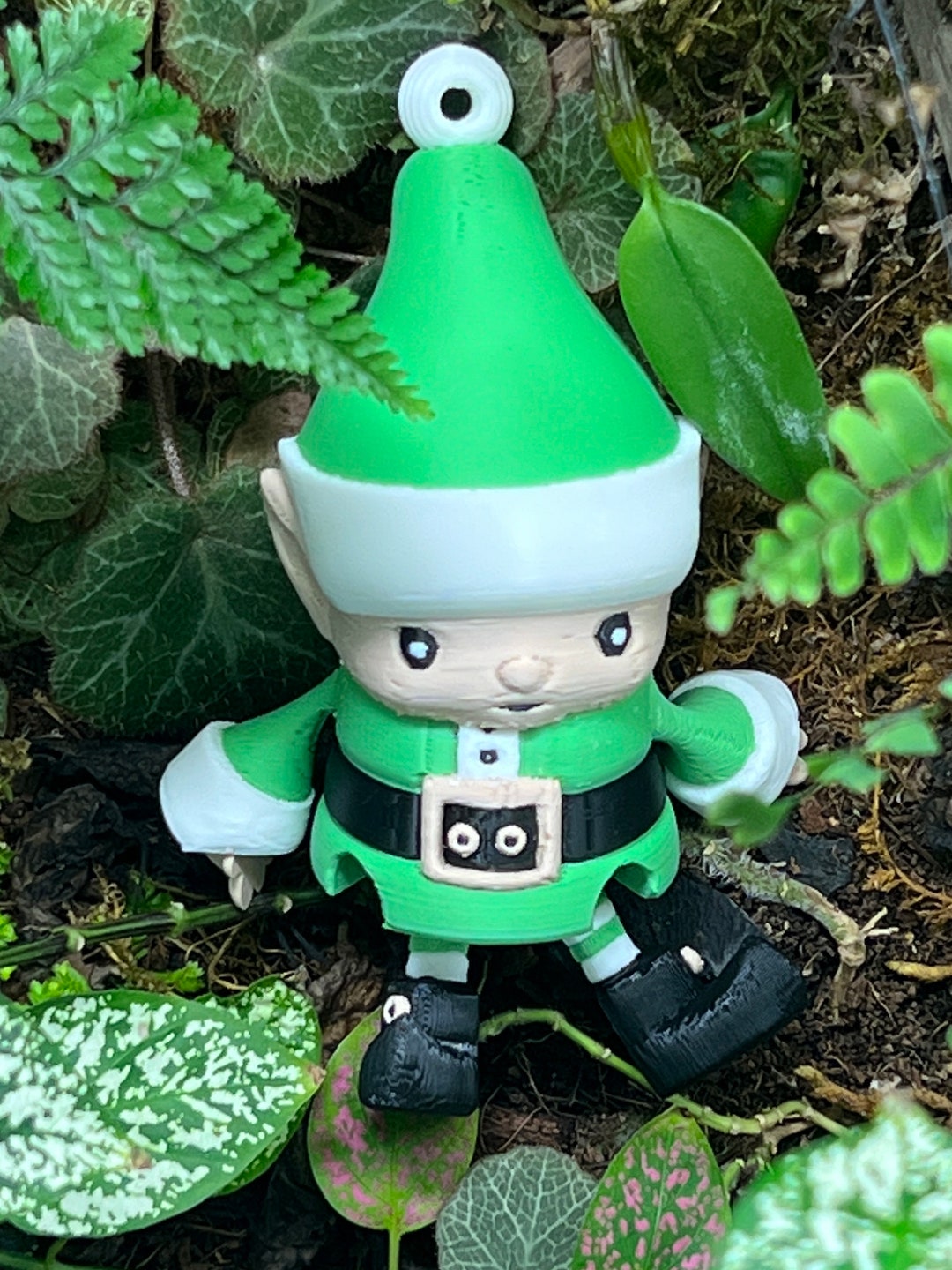 3D Printed Elf Color Christmas Ornament Fidget Decoration - Etsy