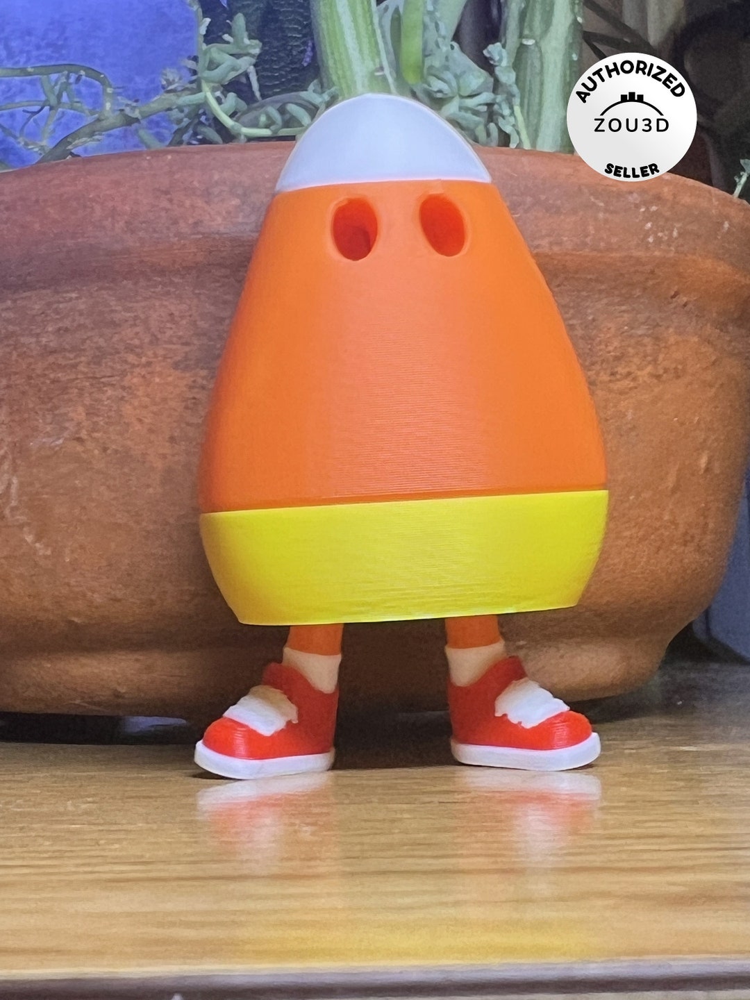 3D Printed Candy Corn With Shoes COLOR - Etsy