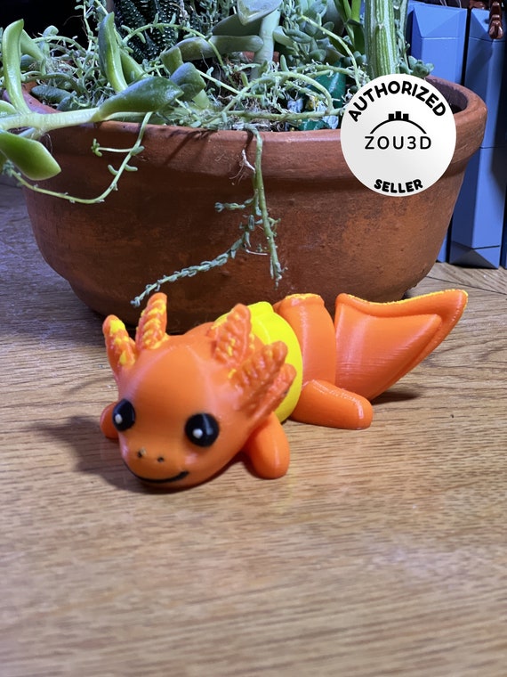 3D Printed Baby Axolotl Halloween - Etsy