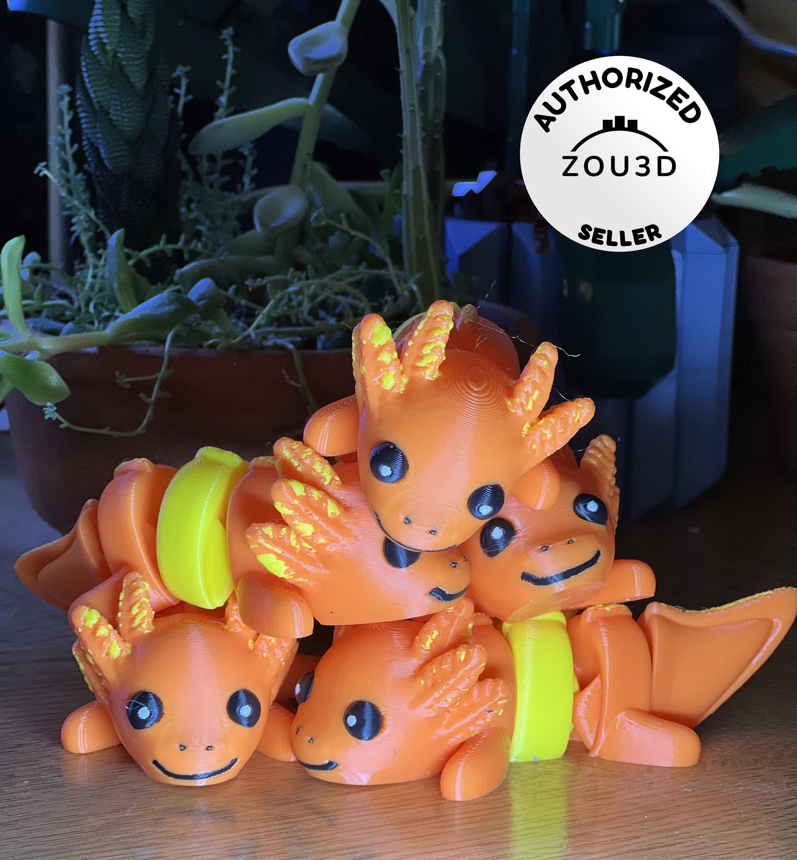 3D Printed Baby Axolotl Halloween - Etsy