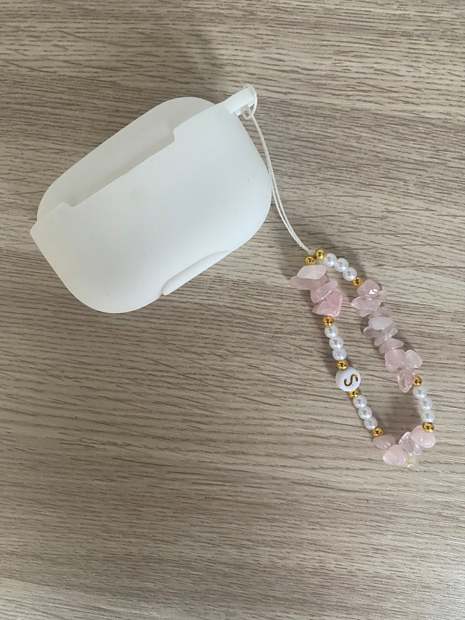 Personalised Crystal AirPod Charm | Gem Stone Strap | Y2K | Healing ...