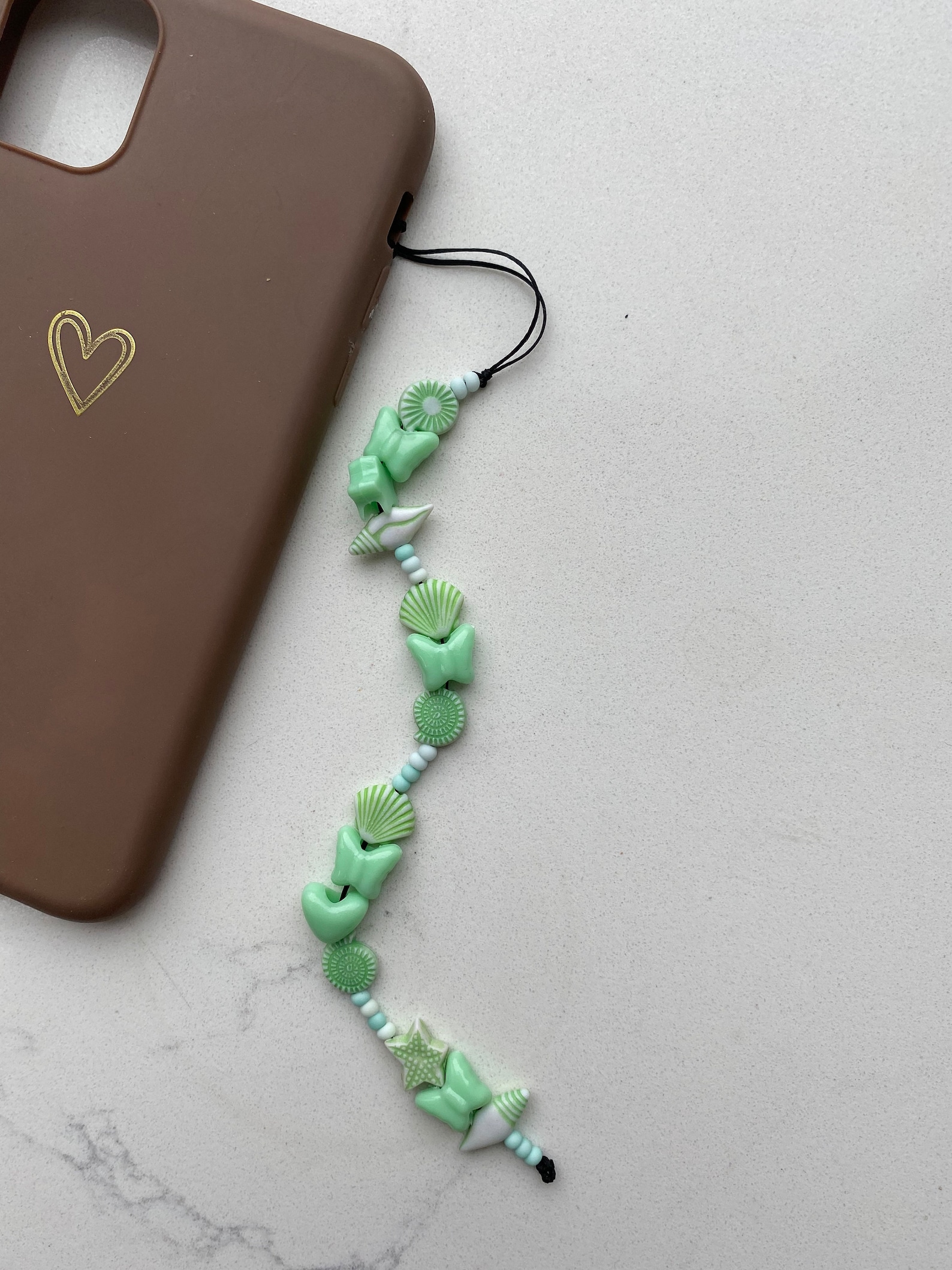Personalised Phone Charm | Beaded Phone Chain | Y2K | Name Phone Strap ...