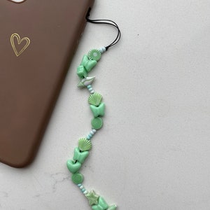 Personalised Phone Charm | Beaded Phone Chain | Y2K | Name Phone Strap ...