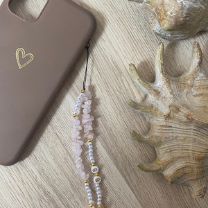 Personalised Crystal Phone Charm | Gem Stone Phone Strap | Y2K ...