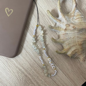Personalised Crystal Phone Charm | Gem Stone Phone Strap | Y2K ...