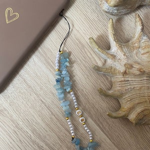 Personalised Crystal Phone Charm | Gem Stone Phone Strap | Y2K ...