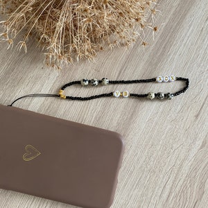 Personalised Phone Charm | Beaded Phone Chain | Y2K | Name Phone Strap ...
