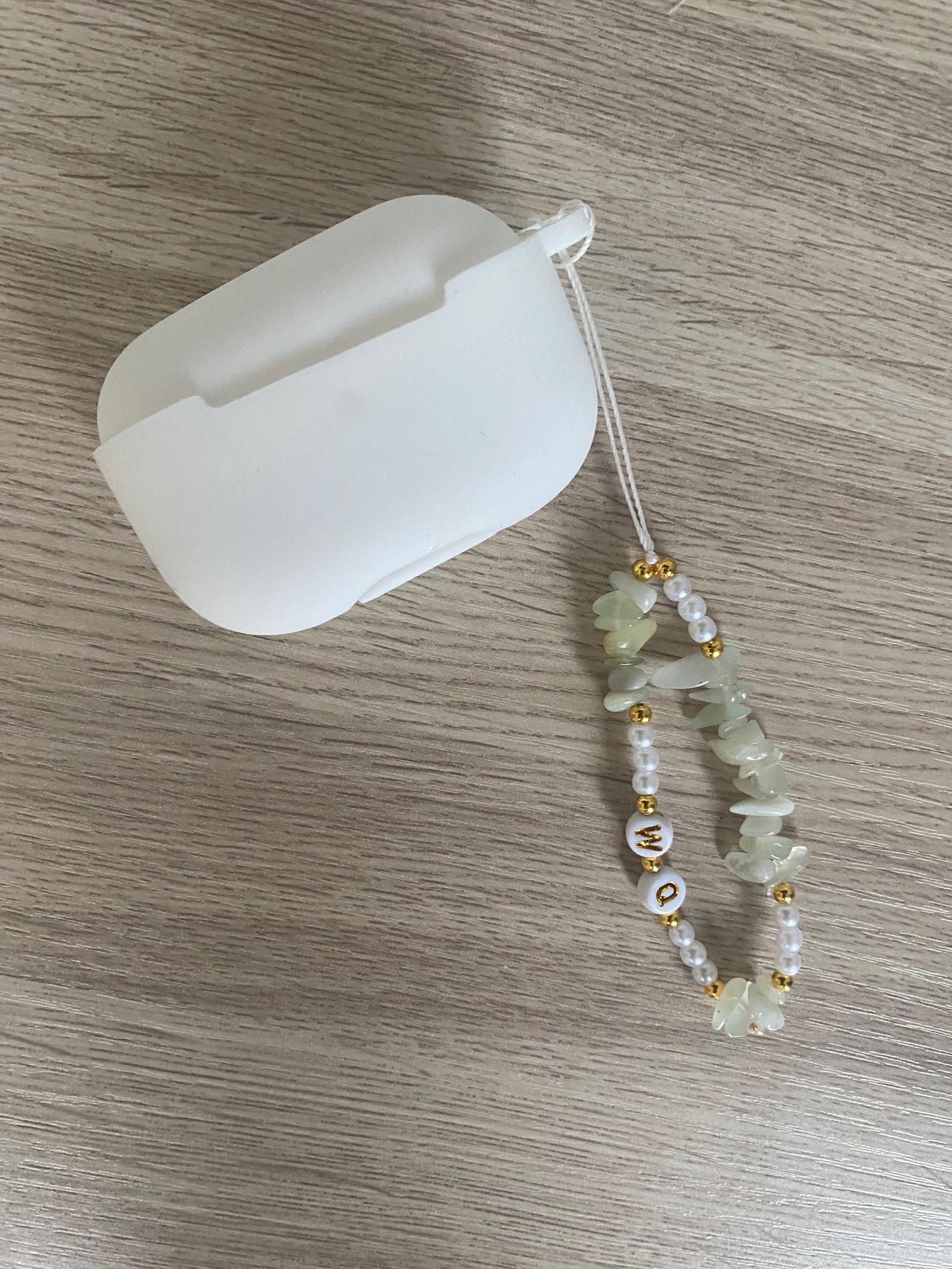 Personalised Crystal AirPod Charm | Gem Stone Strap | Y2K | Healing ...