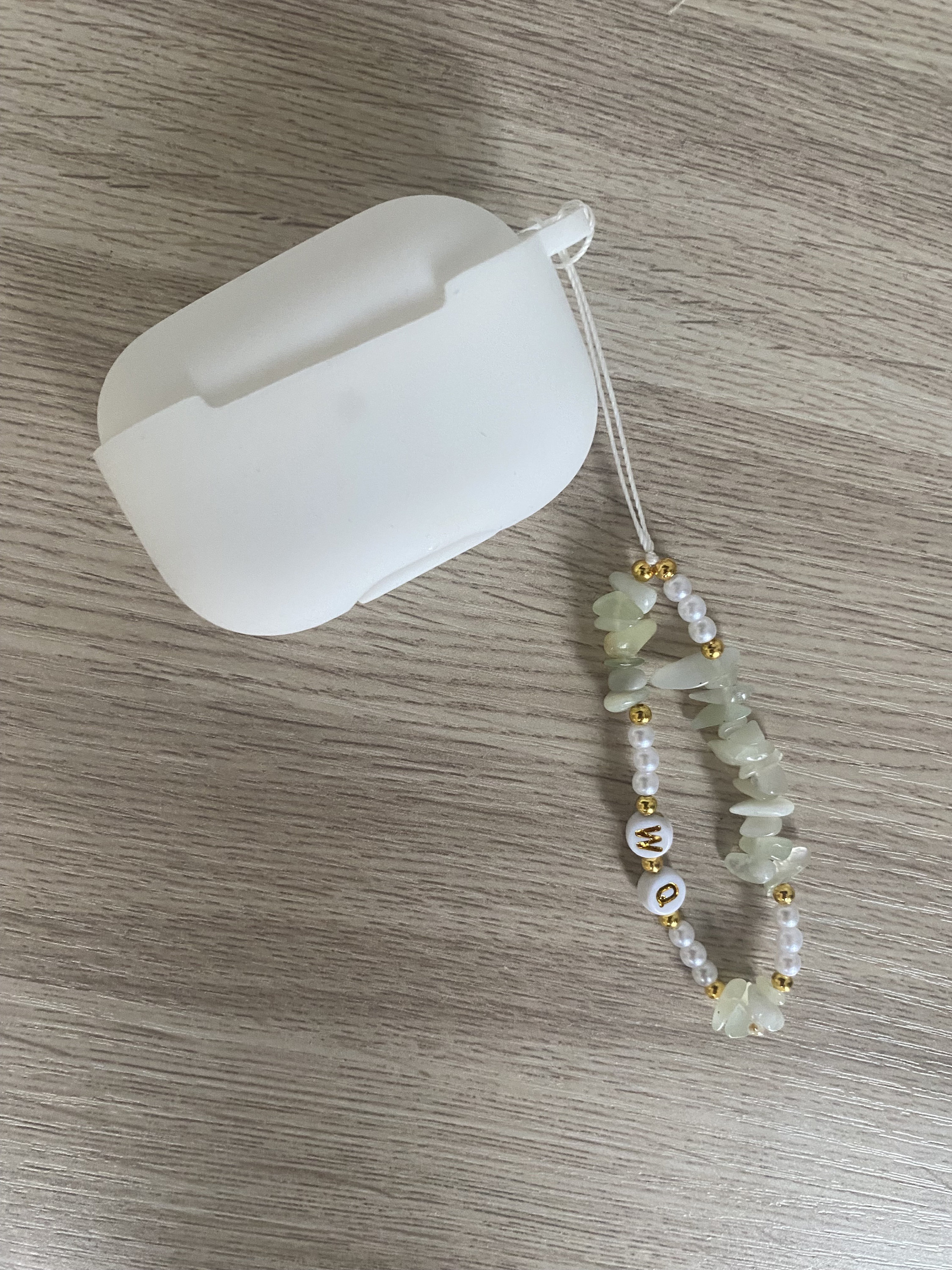 Personalised Crystal AirPod Charm | Gem Stone Strap | Y2K | Healing ...