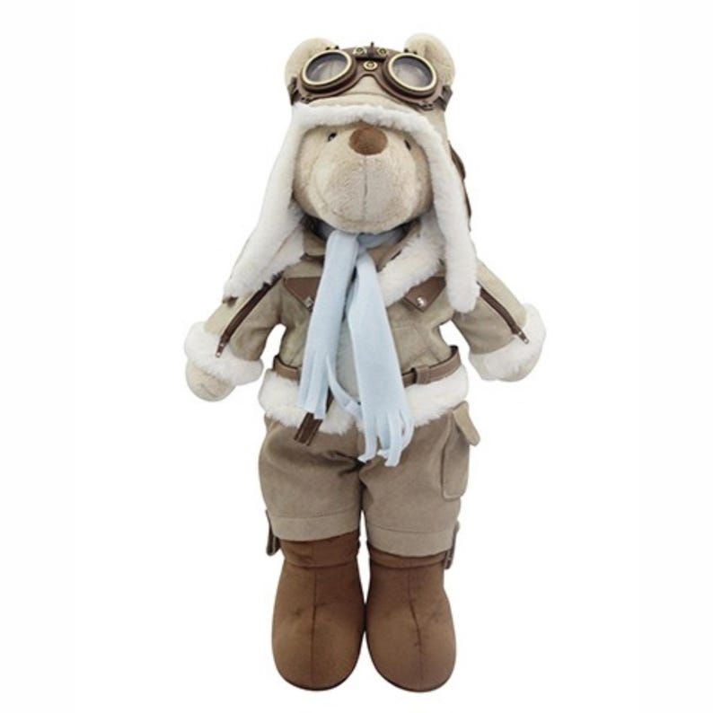 Bob the Aviator Bear - Etsy
