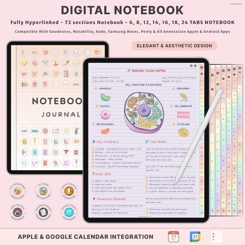 Good Notes Project Template - Etsy