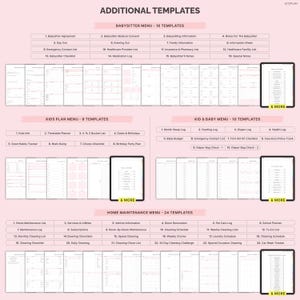 Digital Babysitting Planner Babysitter Notes Childcare Binder ...