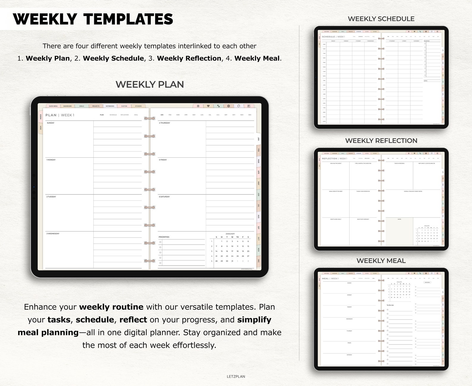 Digital Planner iPad Planner Goodnotes Planner 2024 2025 Planner ...