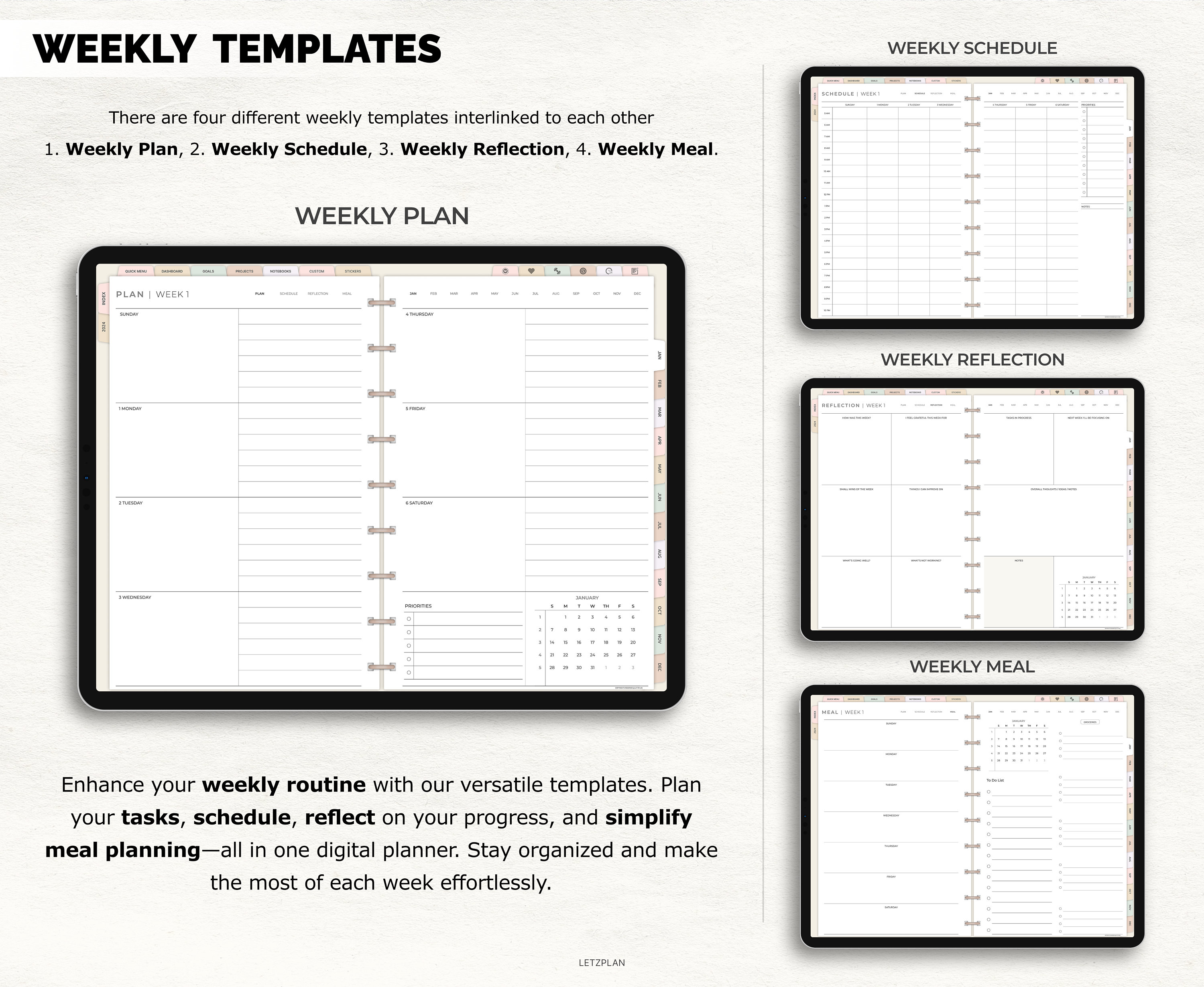 Digital Planner iPad Planner Goodnotes Planner 2024 2025 Planner ...