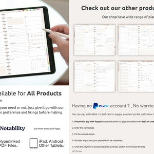Digital Planner | Goodnotes, Ipad, Notability | Daily, Weekly, Monthly ...