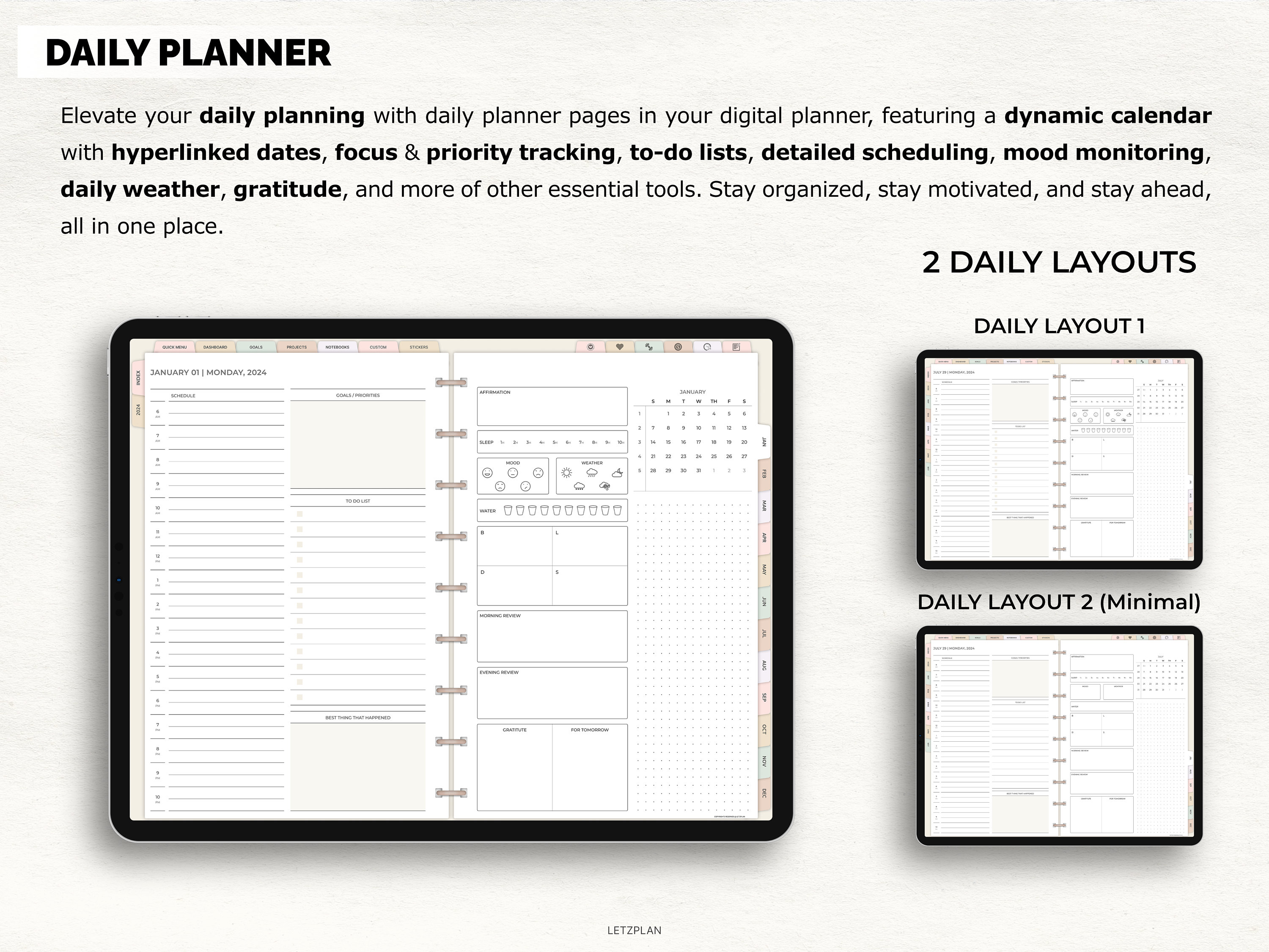 Digital Planner iPad Planner Goodnotes Planner 2024 2025 Planner ...