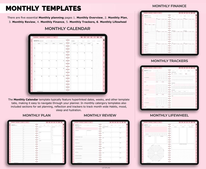 All-in-one Digital Planner 2026, Hyperlinked Goodnotes Planner, Daily ...