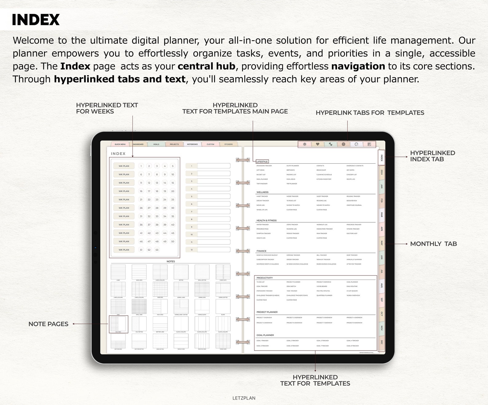 Digital Planner | iPad Planner | Goodnotes Planner | 2025 Planner ...