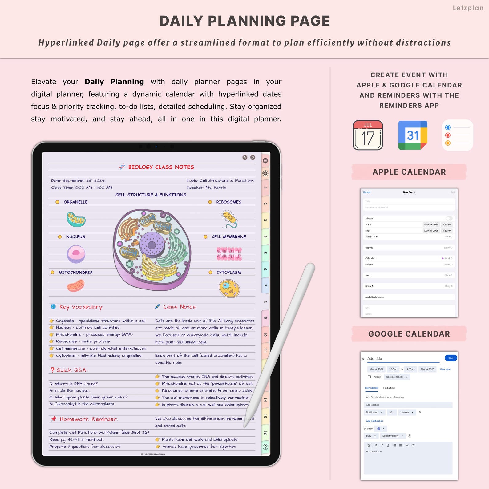 Digital Notebooks Bundle | Goodnotes + Notability | Pastel Hyperlinked ...