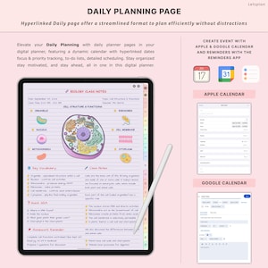 Digital Notebooks Bundle | Goodnotes + Notability | Pastel Hyperlinked ...