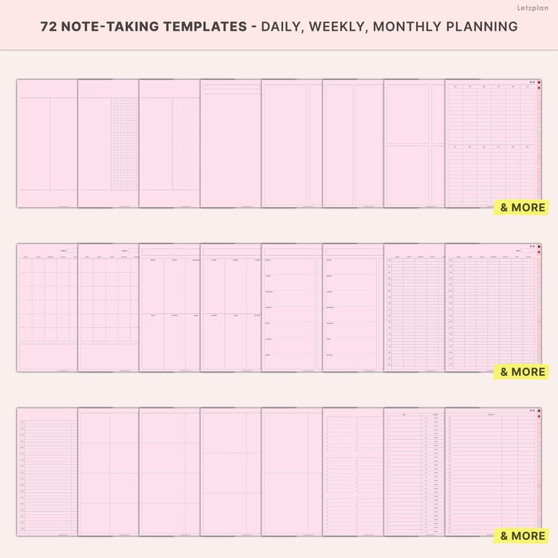 Minimalist Digital Notebook for iPad | Goodnotes, Notability, Student ...