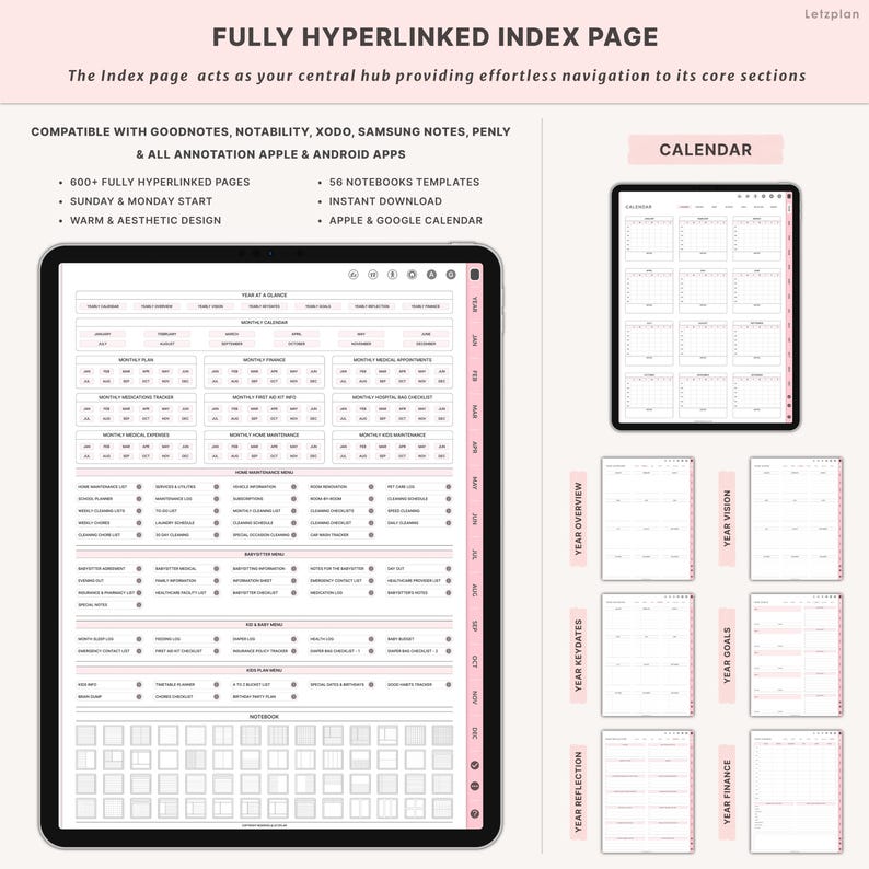 Digital Babysitter Planner Nanny Notes Childcare Planner Babysitting ...