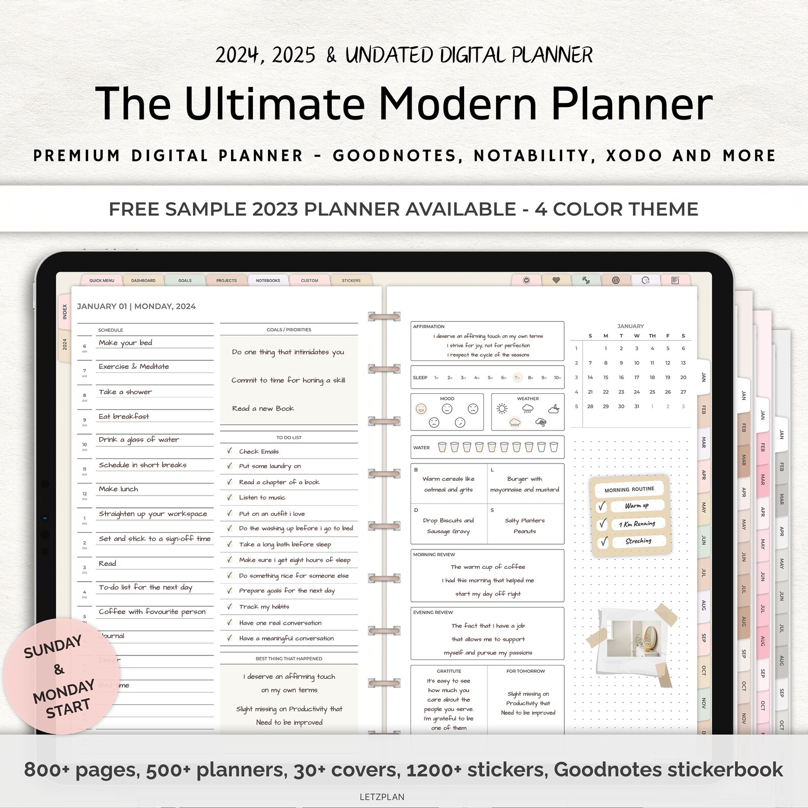 Digital Planner | iPad Planner | Goodnotes Planner | 2025 Planner ...