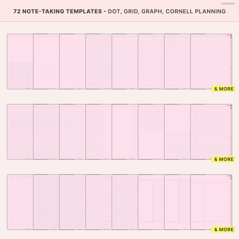 Minimalist Digital Notebook for iPad | Goodnotes, Notability, Student ...