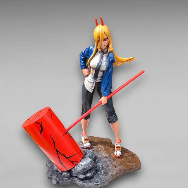 Power Chainsaw Man Figure - Etsy