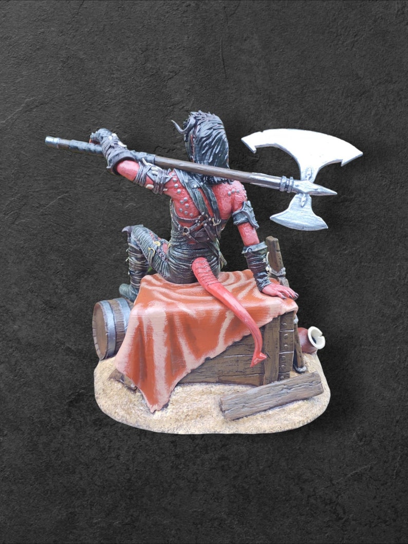 Karlach Baldur's Gate 3 Figure, Karlach Figure Bg3, Karlach Statue ...