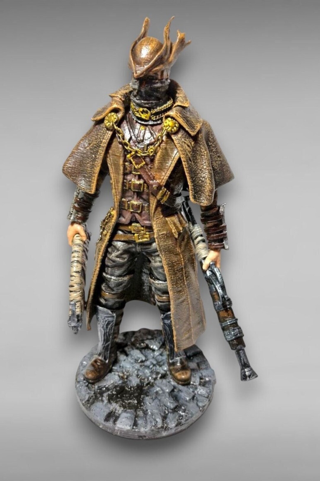 Bloodborne Hunter Figure Airbrush Painted Video Game Collectible Gift ...