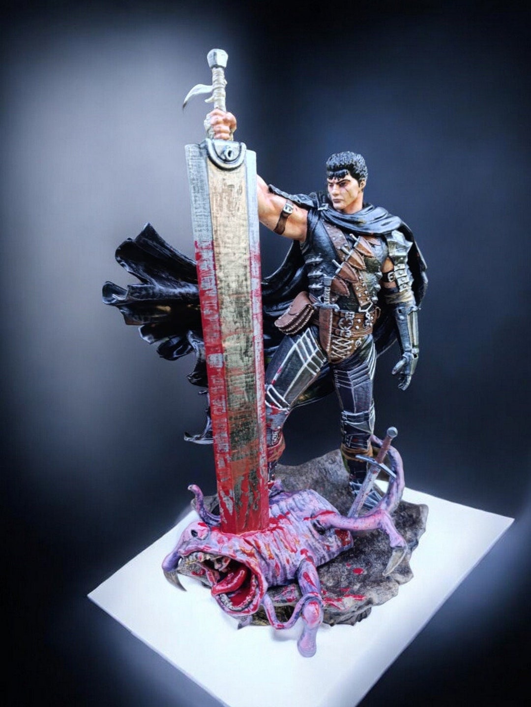 Guts Berserk Figure Assembled and Painted Diorama, Guts Berserk Figure ...