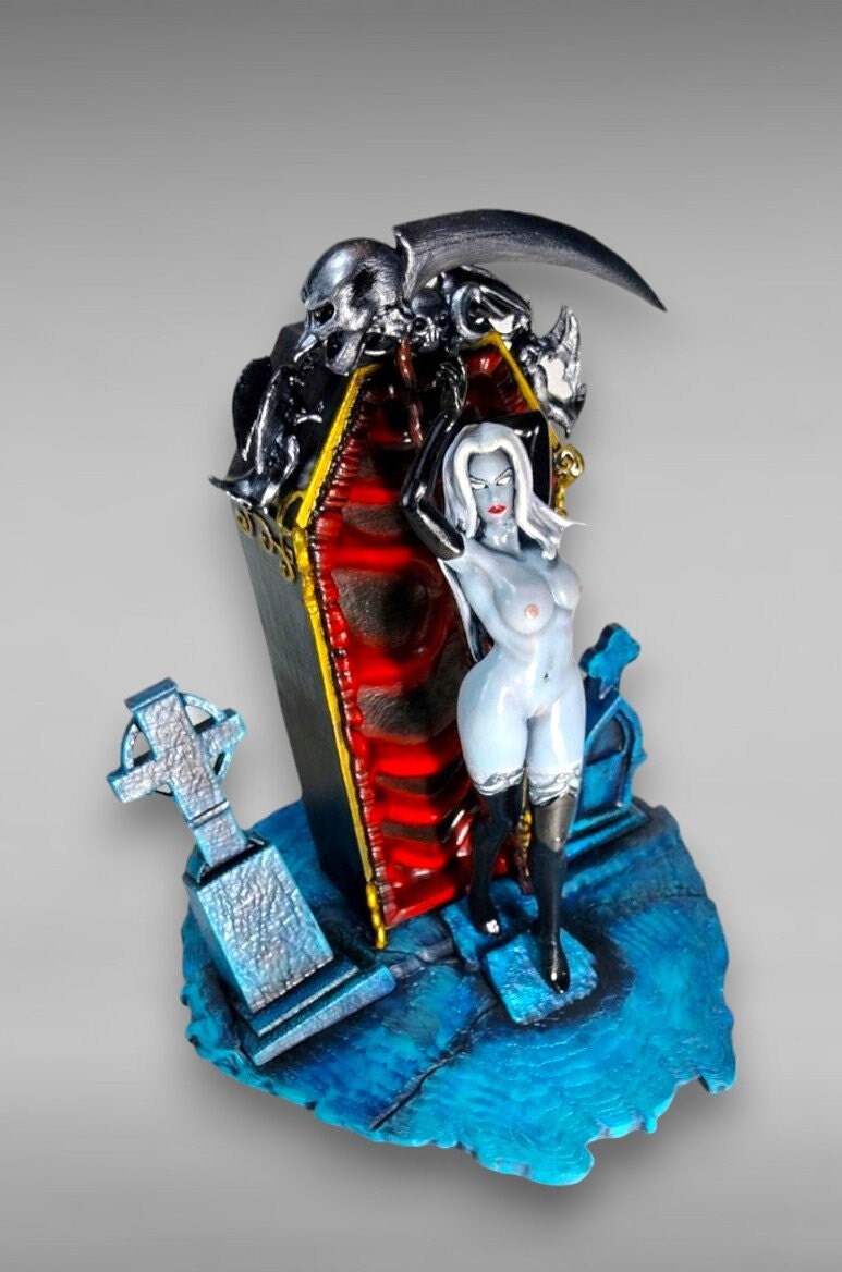 Lady Death Diorama NSFW Figure, Lady Death Statue ,lady Death NSFW ...