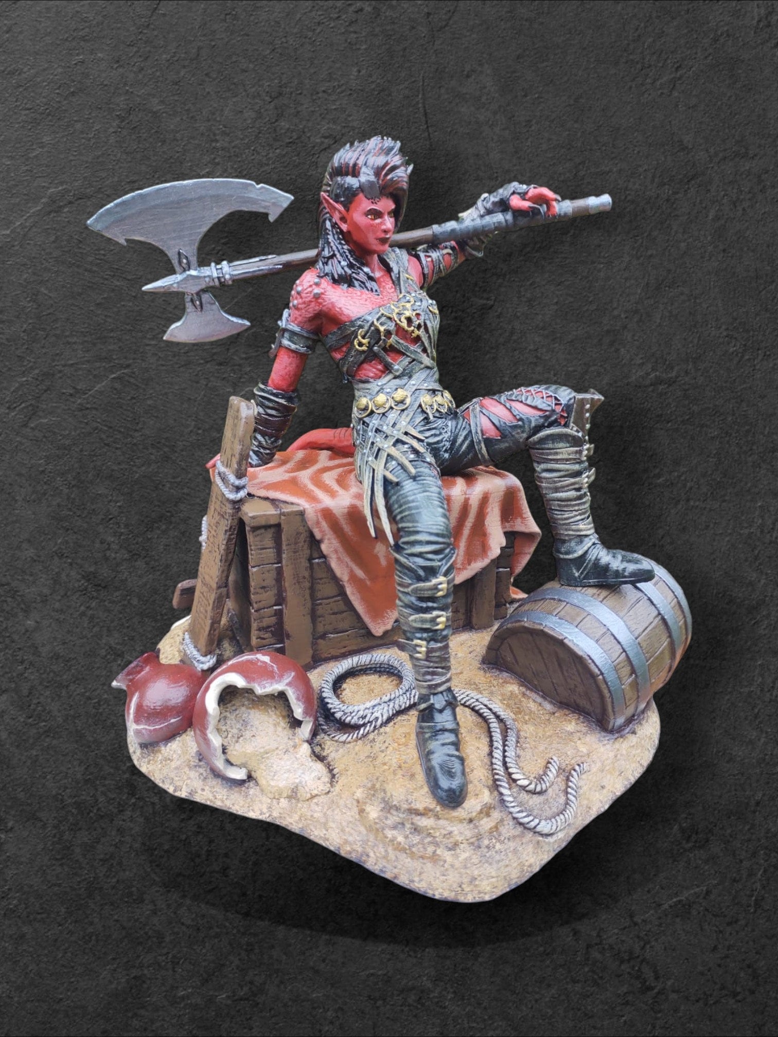 Karlach Baldur's Gate 3 Figur, Karlach Figur bg3, Karlach Statue ...