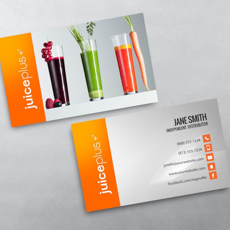 Juice Business Cards - Etsy