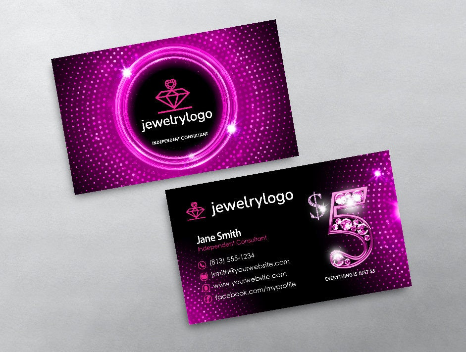 Paparazzi Inspired Business Card Independent Consultant Business Card ...