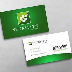 Amway Business Card - Independent Distributor Business Card Design ...