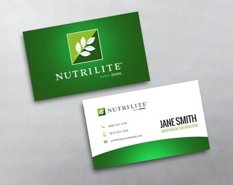 Amway Business Card Independent Distributor Business Card Design Free U ...