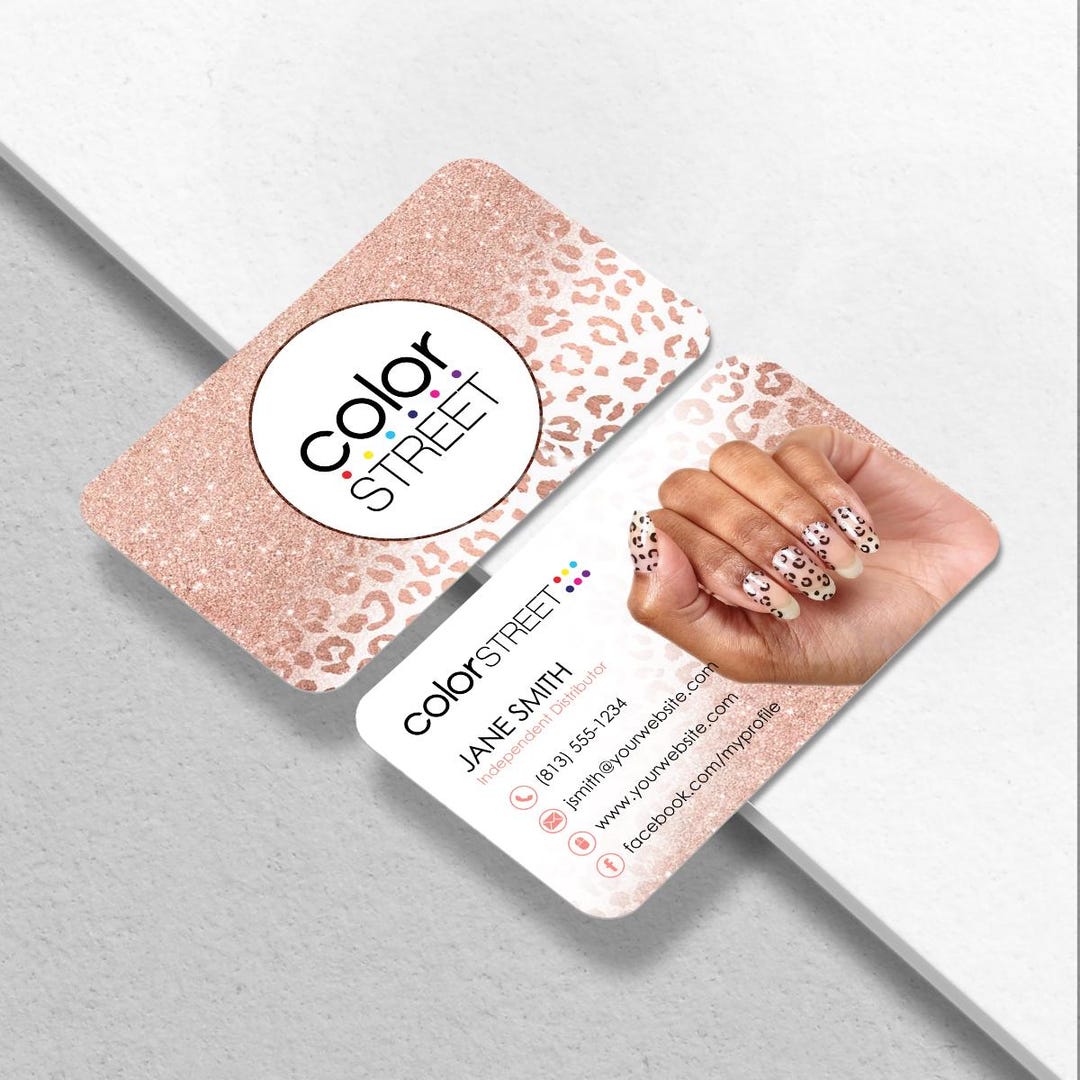 Color Street - Independent Distributor Business Card Design - Free U.S ...
