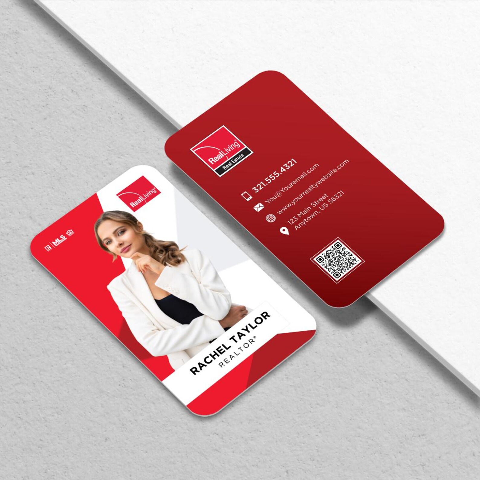Real Living Business Cards – Personalized Real Estate Agent Cards ...