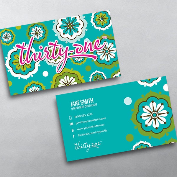 Thirty One Business Card - Etsy