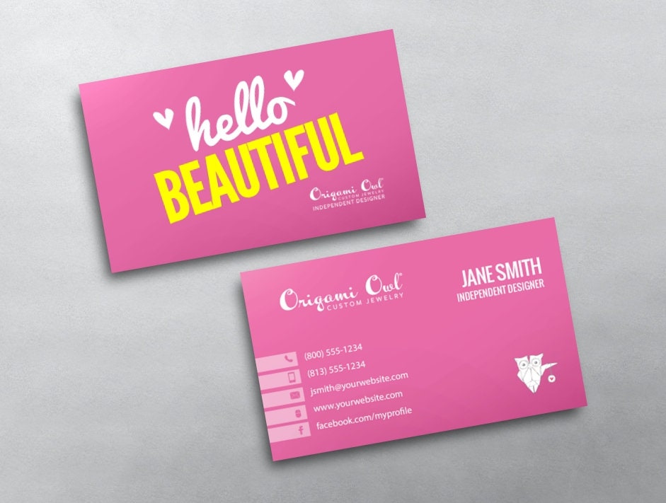 Origami Owl Business Cards