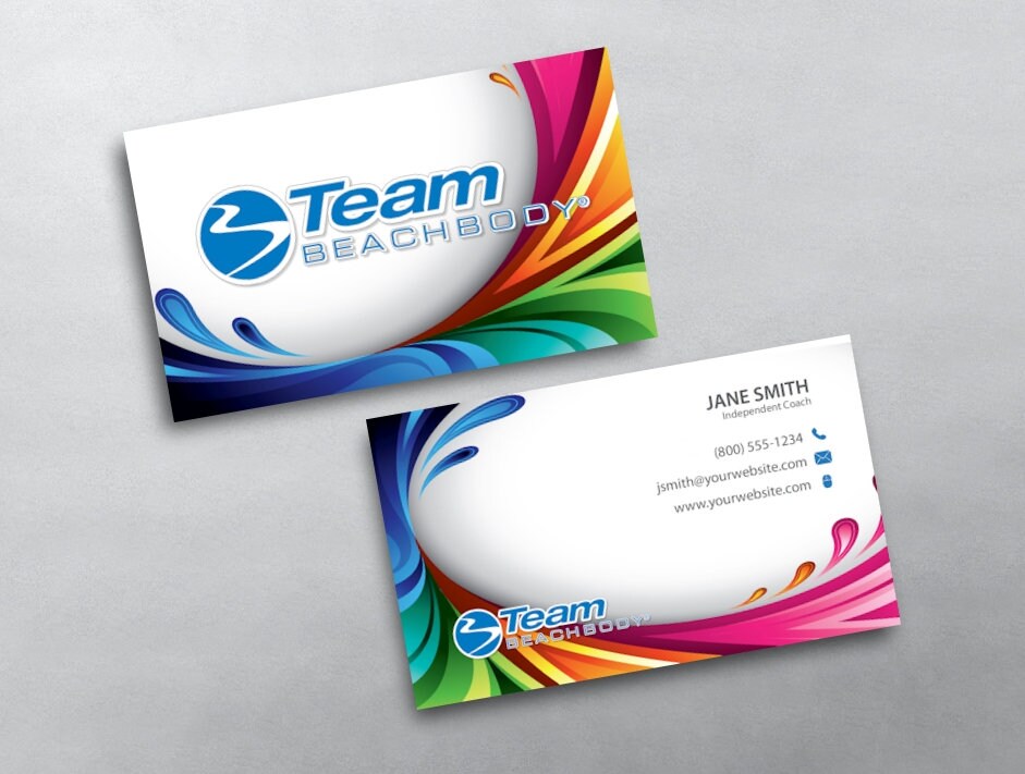 Team Beachbody Business Cards