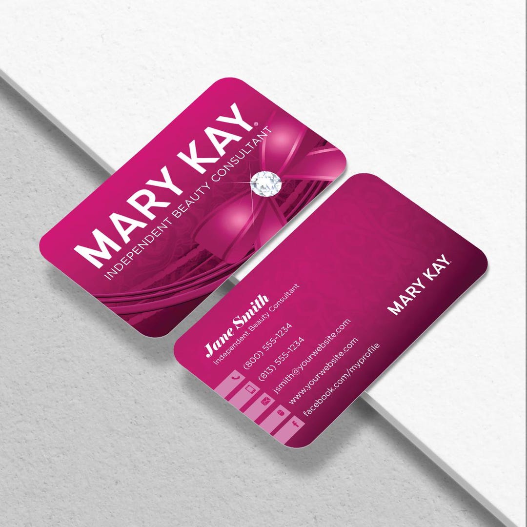 Customizable Independent Beauty Consultant Business Card – Free US ...